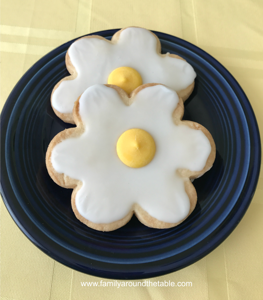 Daisy Shortbread Cookies • Family Around the Table