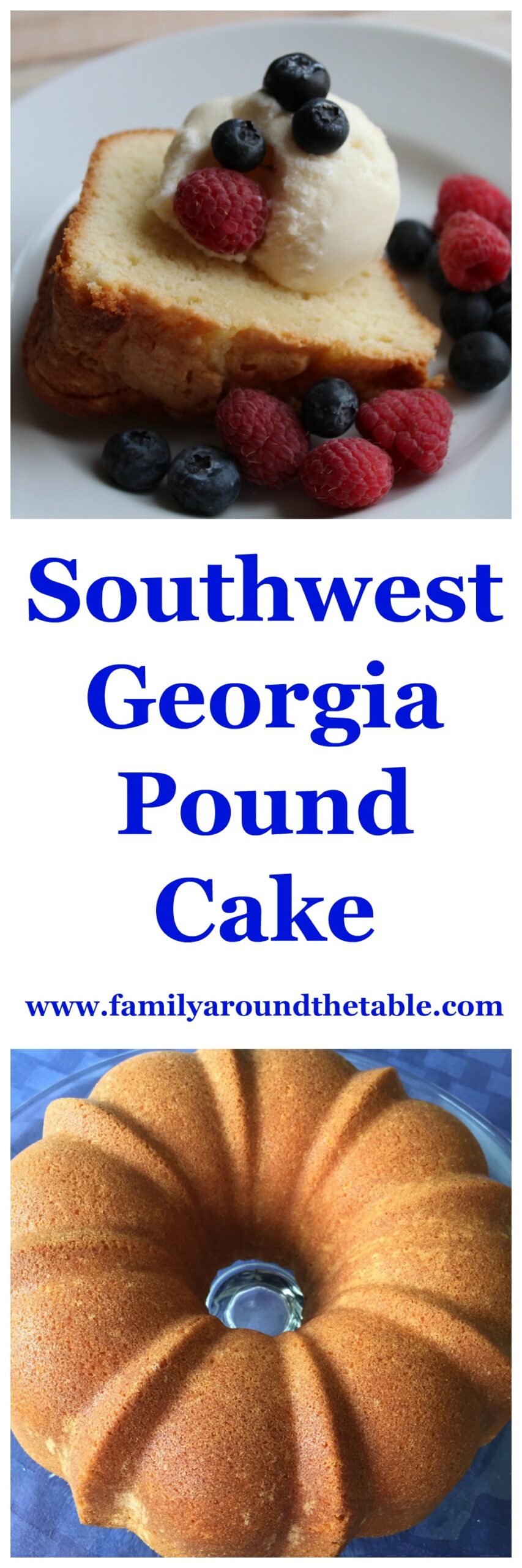 Mom's Southwest Georgia Pound Cake - Perfect for Pot Lucks