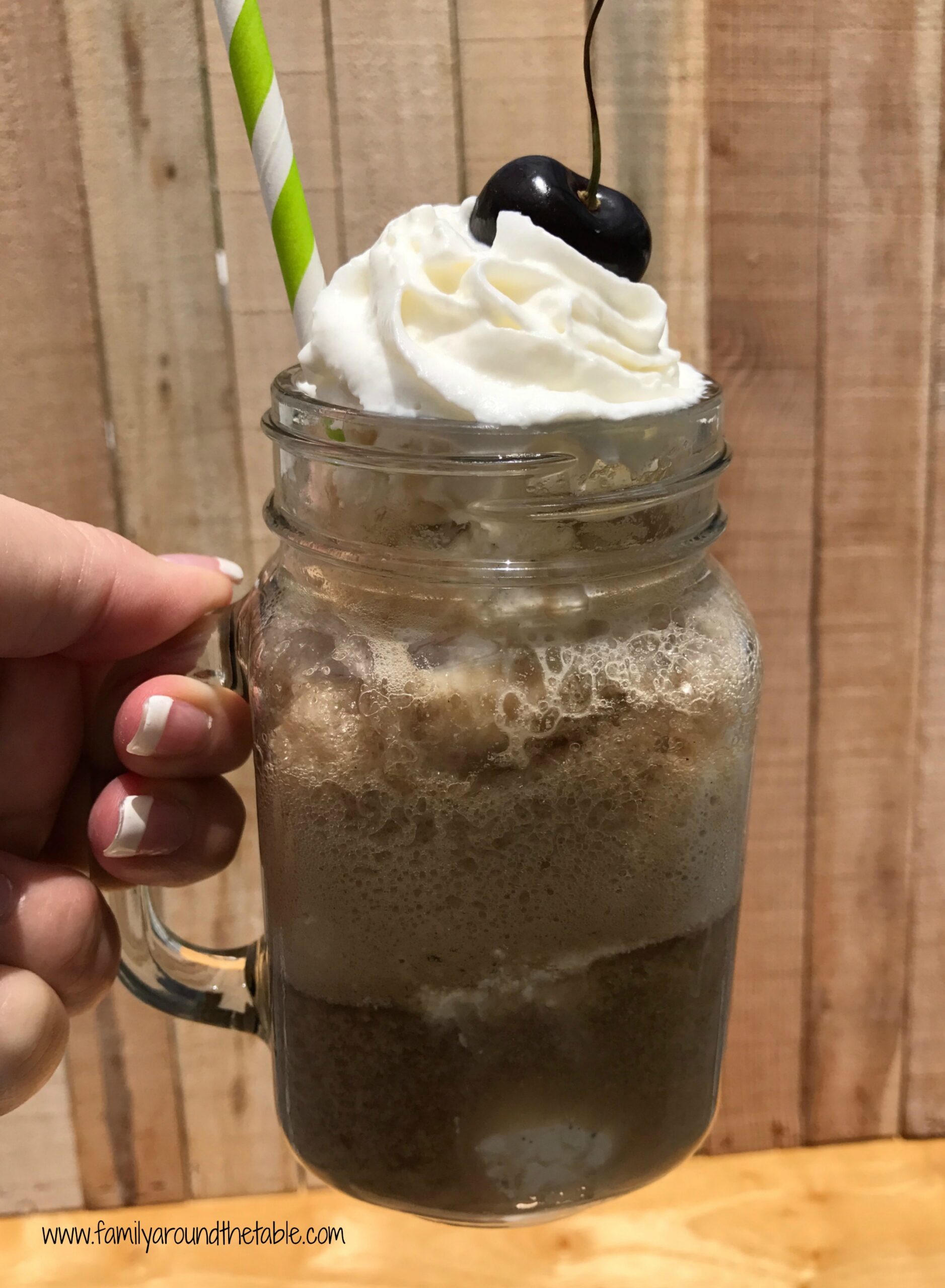 Old Fashioned Cola Float • Family Around the Table