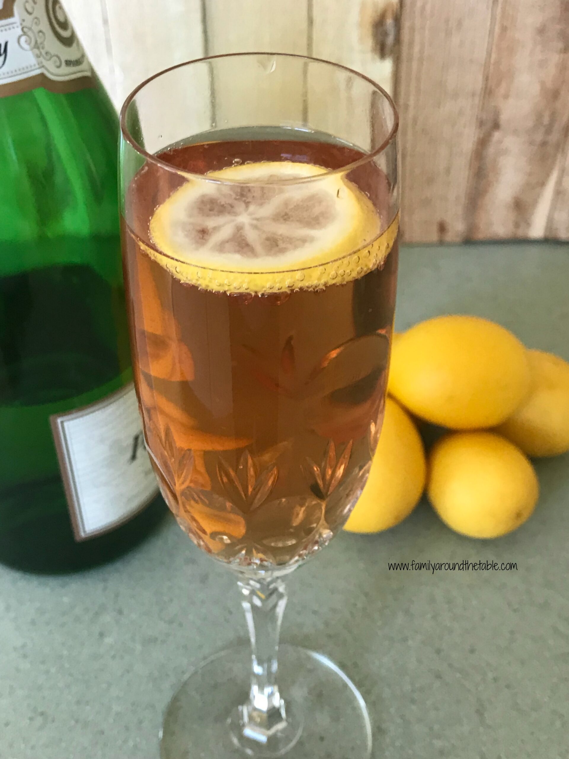 Cranberry Key Lime Mimosa • Family Around the Table