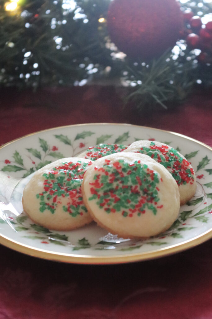 Sugar Sprinkled Butter Cookies - Family Around the Table