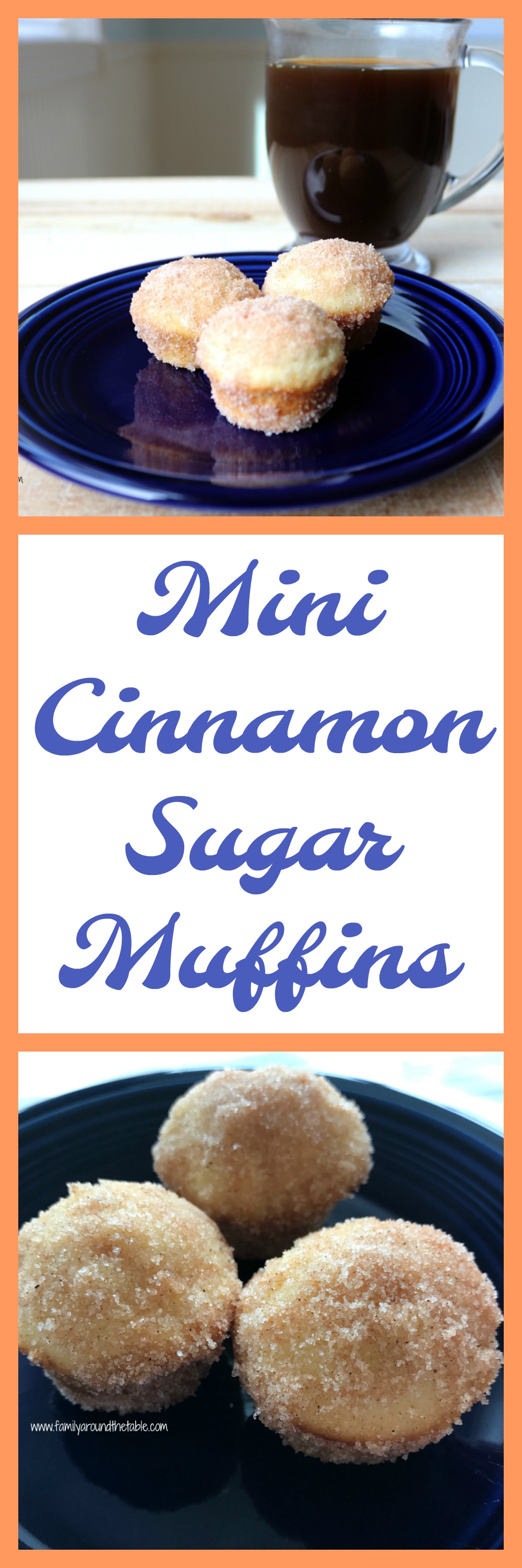 Mini Cinnamon Sugar Muffins • Family Around the Table