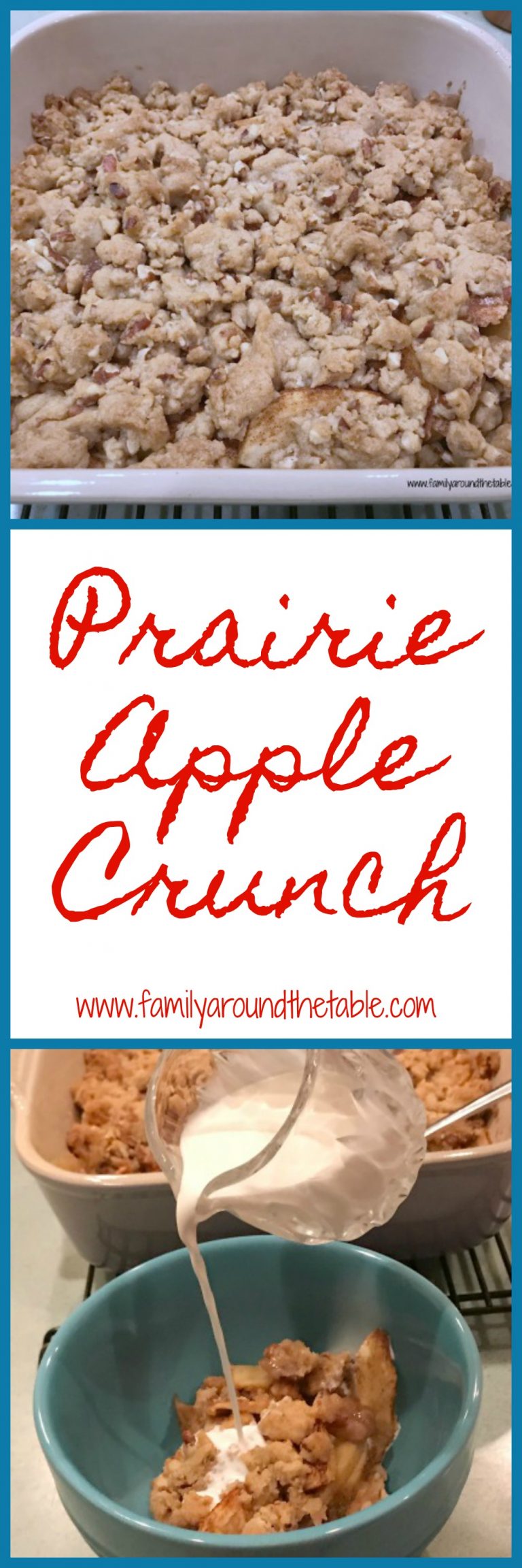 Prairie Apple Crunch • Family Around the Table