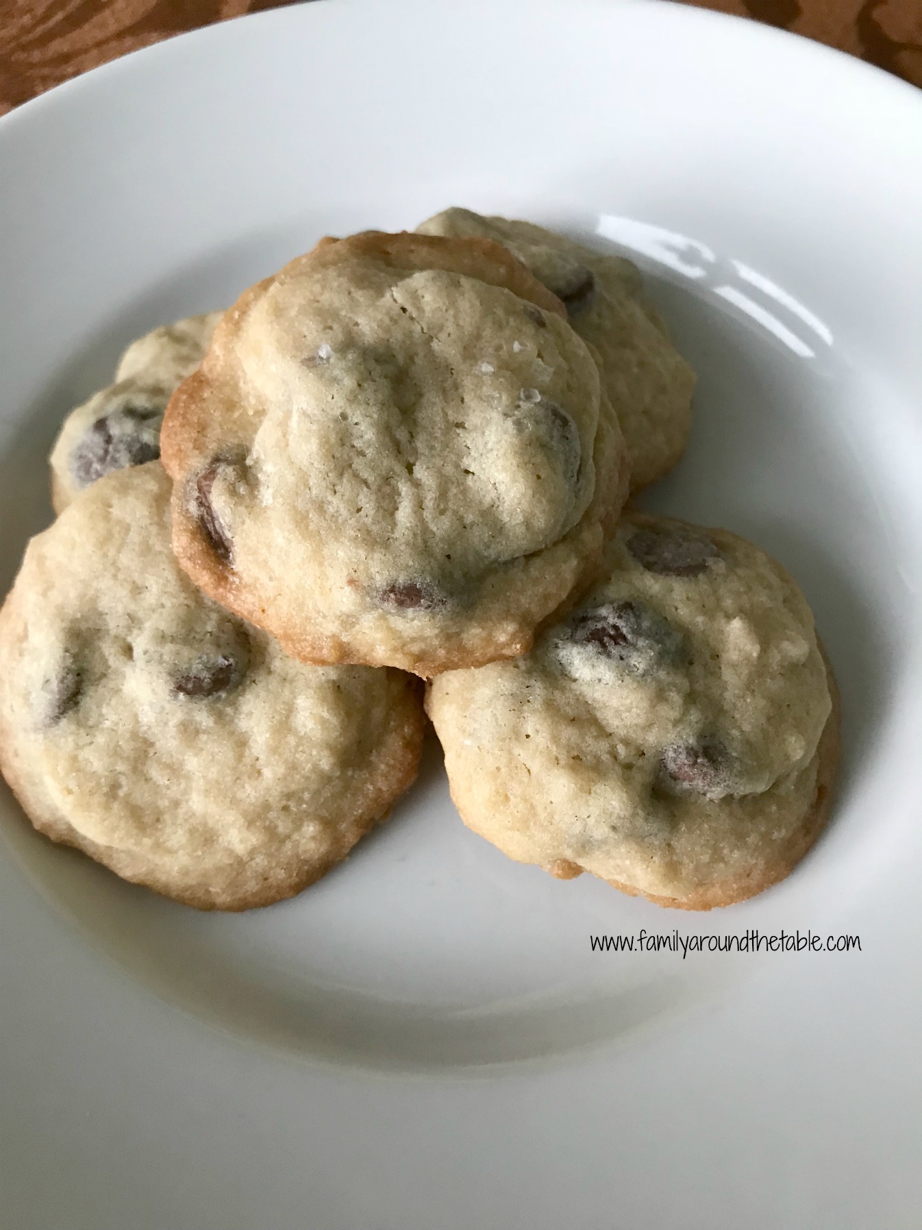 The Best Salted Chocolate Chip Cookies • Family Around the Table