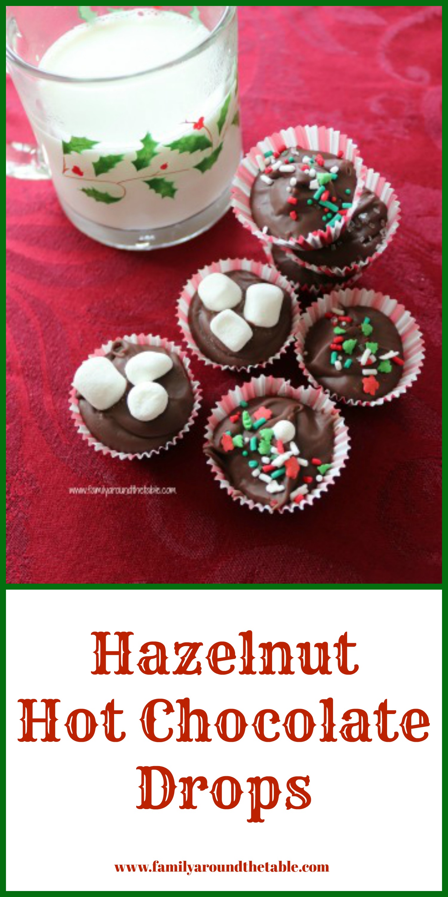 Hazelnut Hot Chocolate Drops • Family Around the Table