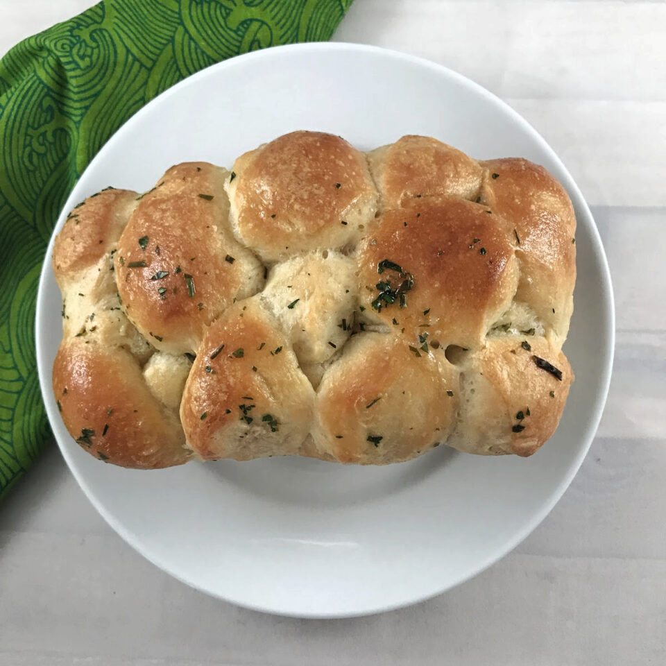 Individual Parsley Chive Bubble Breads • Family Around the Table