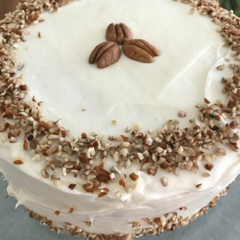 Italian Cream Cake with Nutty Cream Cheese Frosting • Family Around the ...