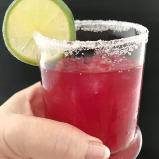Blueberry Margarita - Made with Fresh Blueberries