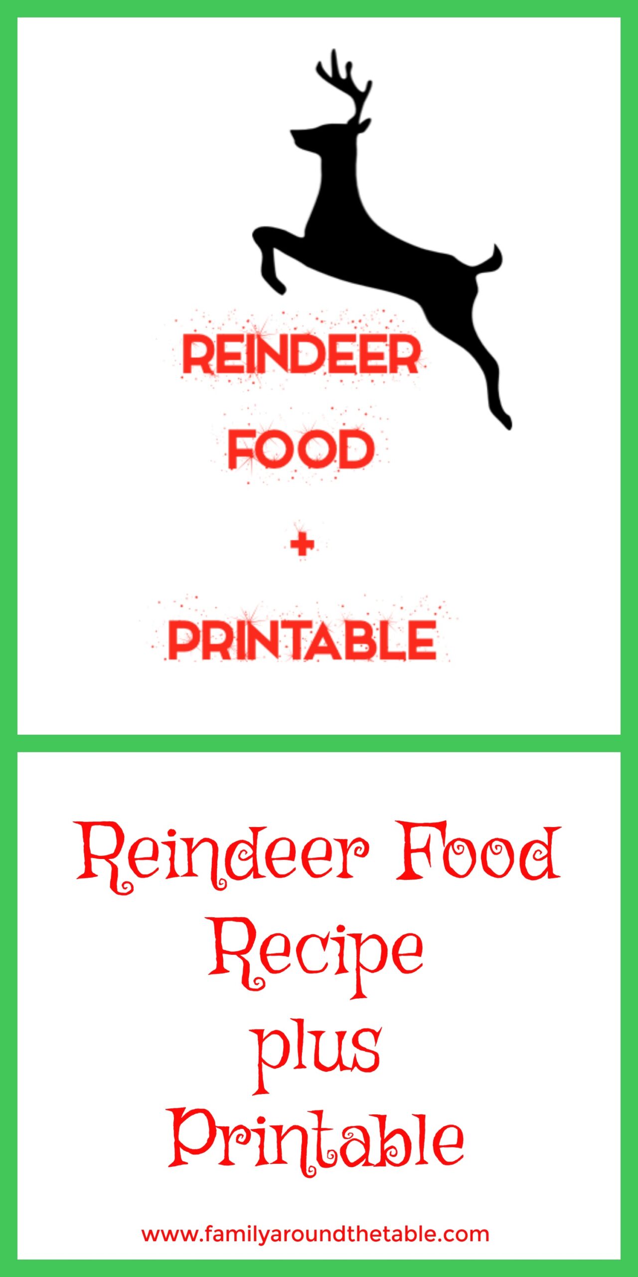 The Best Reindeer Food | A Treat for Santa's Reindeer