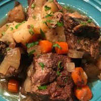 Beef Short Ribs with Vegetables