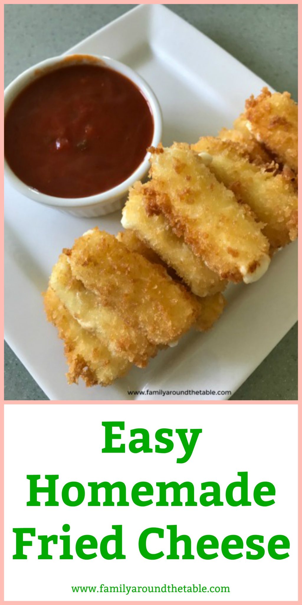 Easy Homemade Fried Cheese • Family Around the Table
