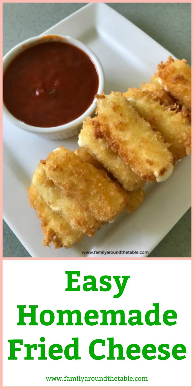 Easy Homemade Fried Cheese • Family Around the Table