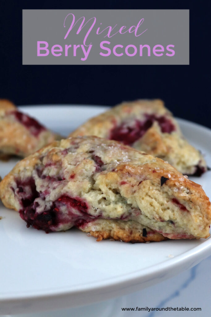 Mixed Berry Scones • Family Around the Table