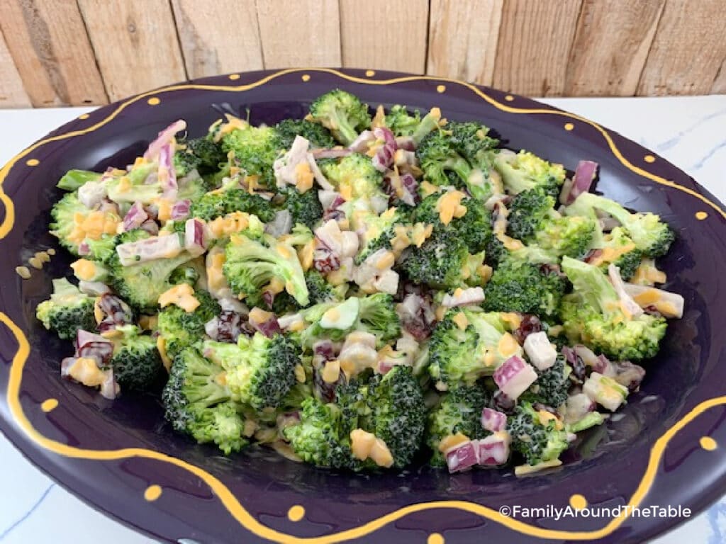 Classic Broccoli Salad - Perfect for backyard parties