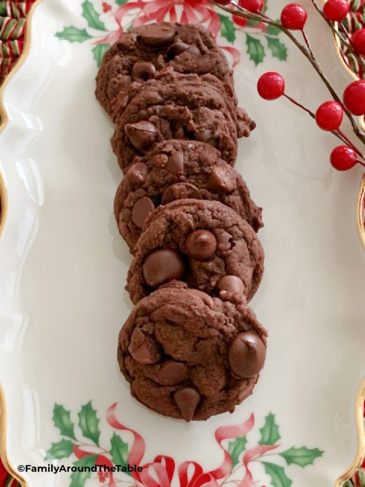 Chocolate Overload Cookies • Family Around the Table