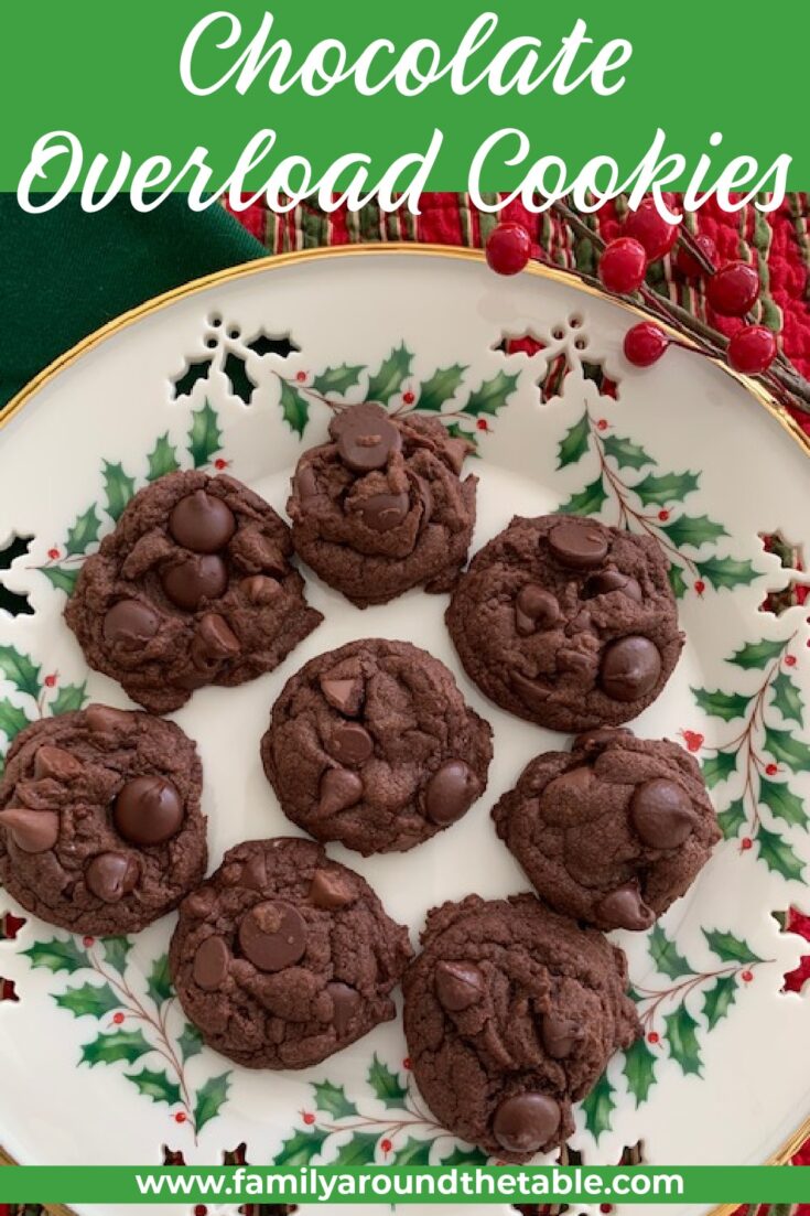 Chocolate Overload Cookies • Family Around the Table