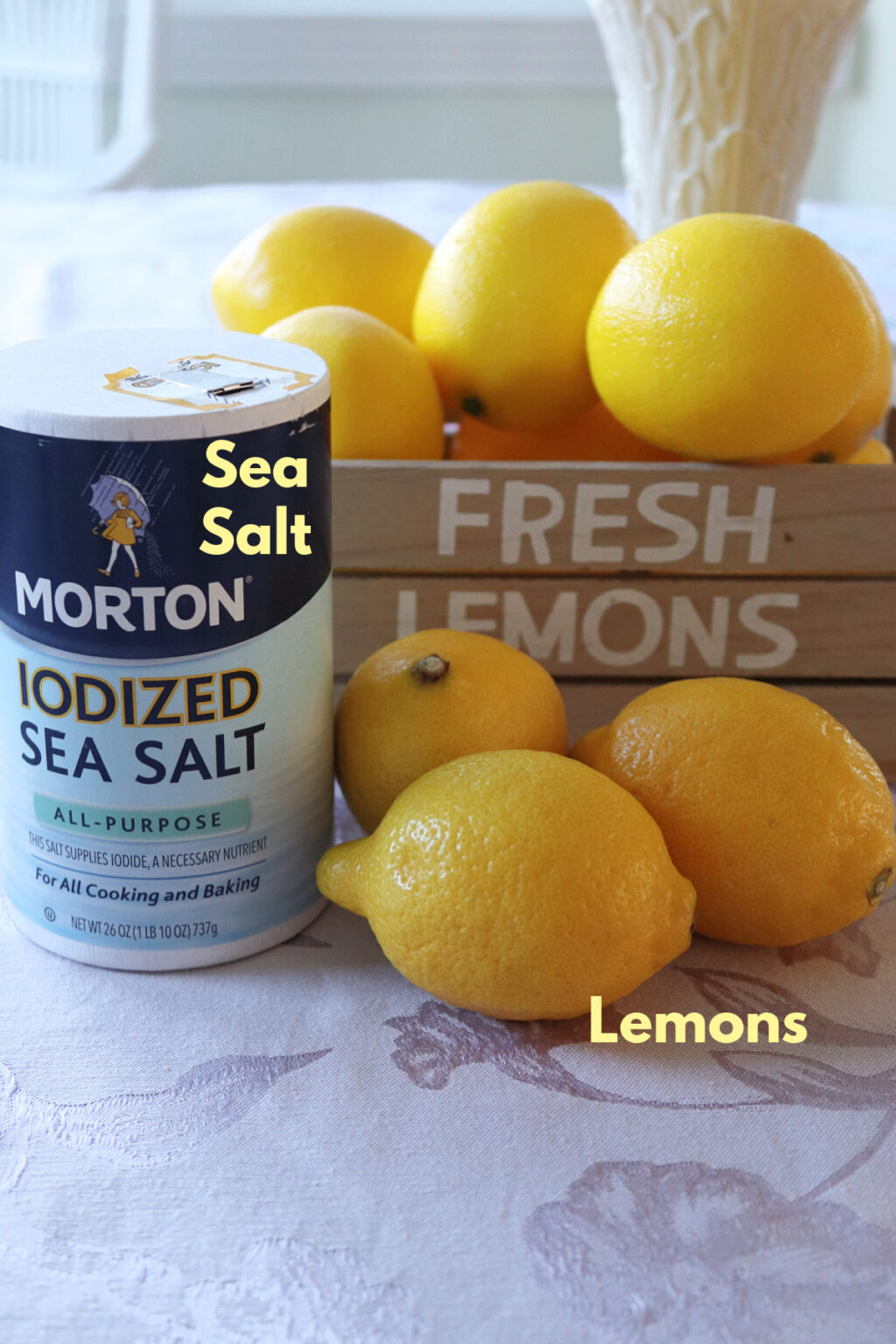Easy 2 Ingredient Lemon Salt