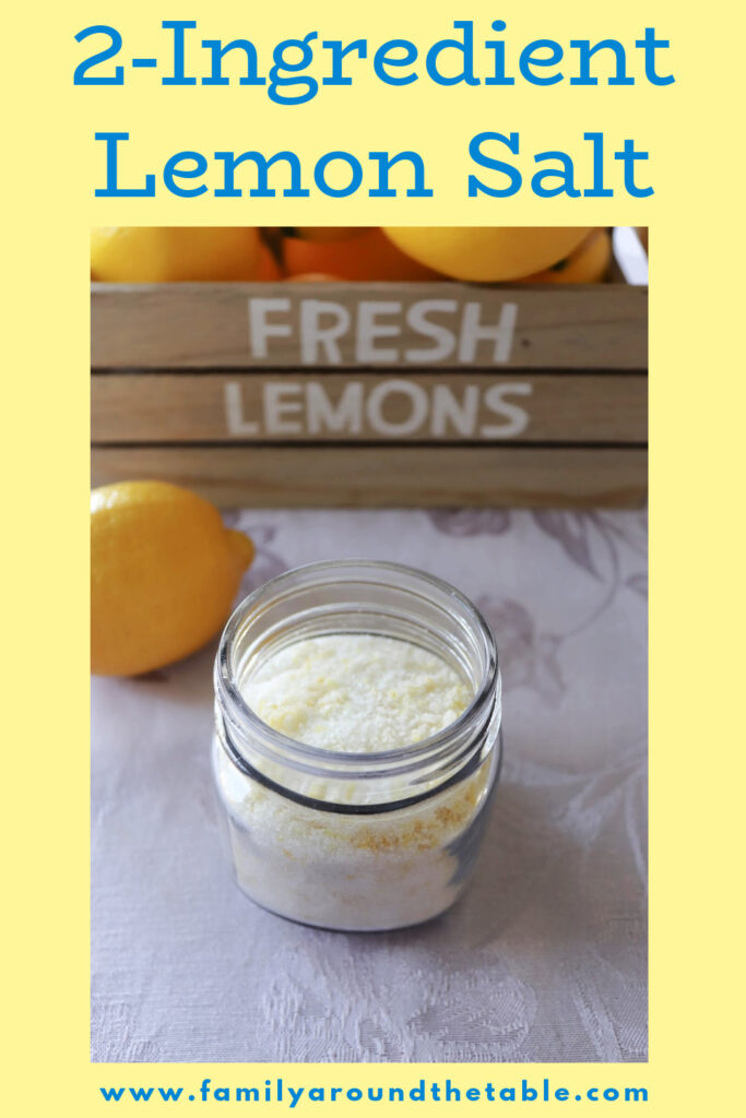 Easy 2 Ingredient Lemon Salt