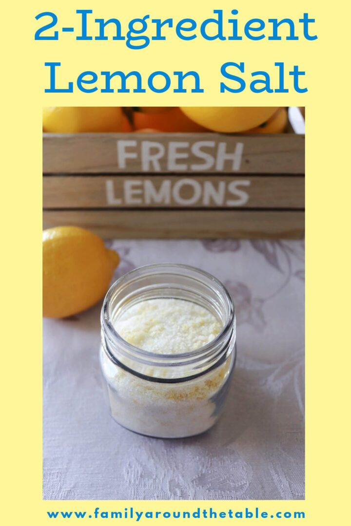 Easy 2 Ingredient Lemon Salt