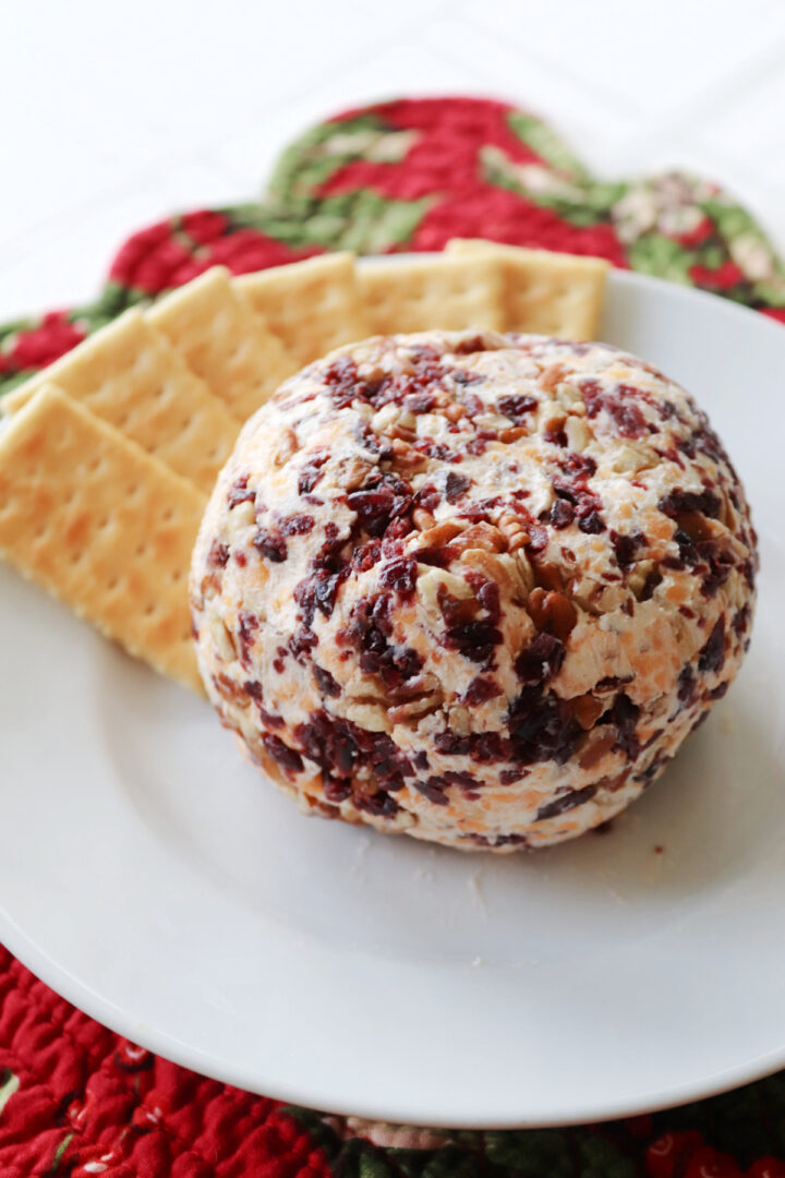 Delicious Cranberry Pecan Cheese Ball • Family Around the Table