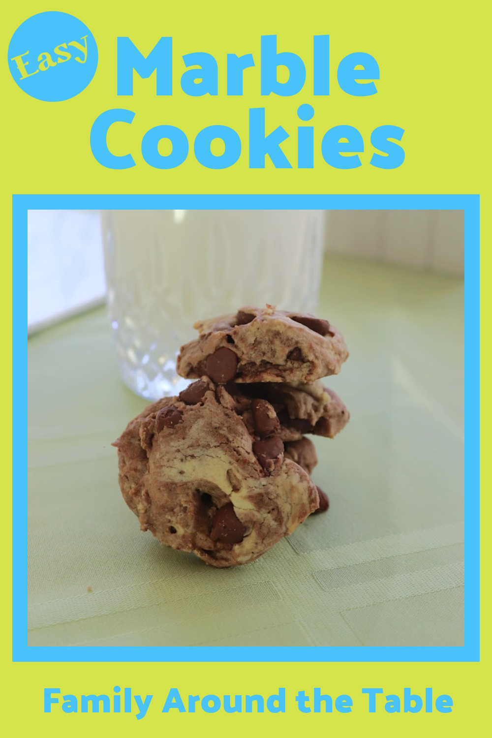 Easy Marble Cookies • Family Around the Table