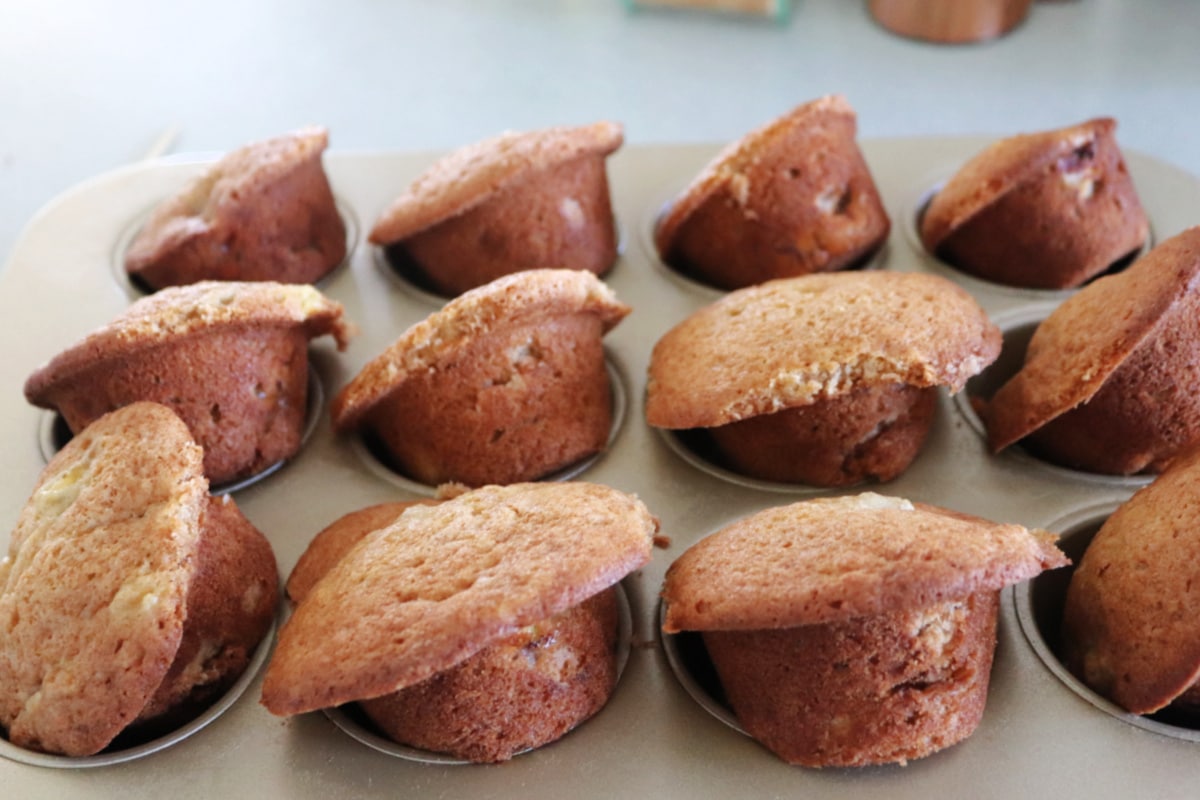 Banana Spice Cupcakes with Peanut Butter Frosting • Family Around the Table