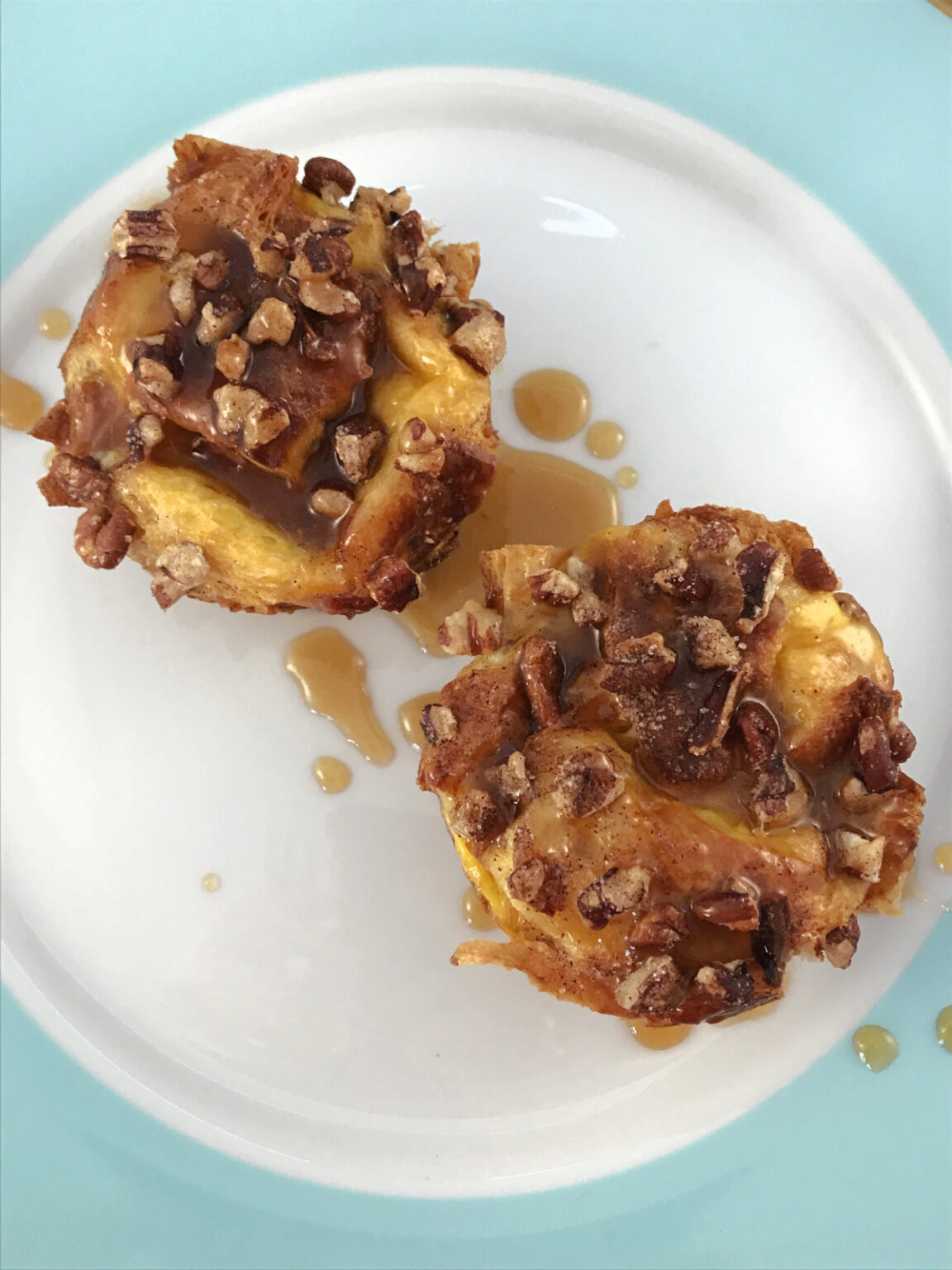 Croissant French Toast Cups • Family Around the Table