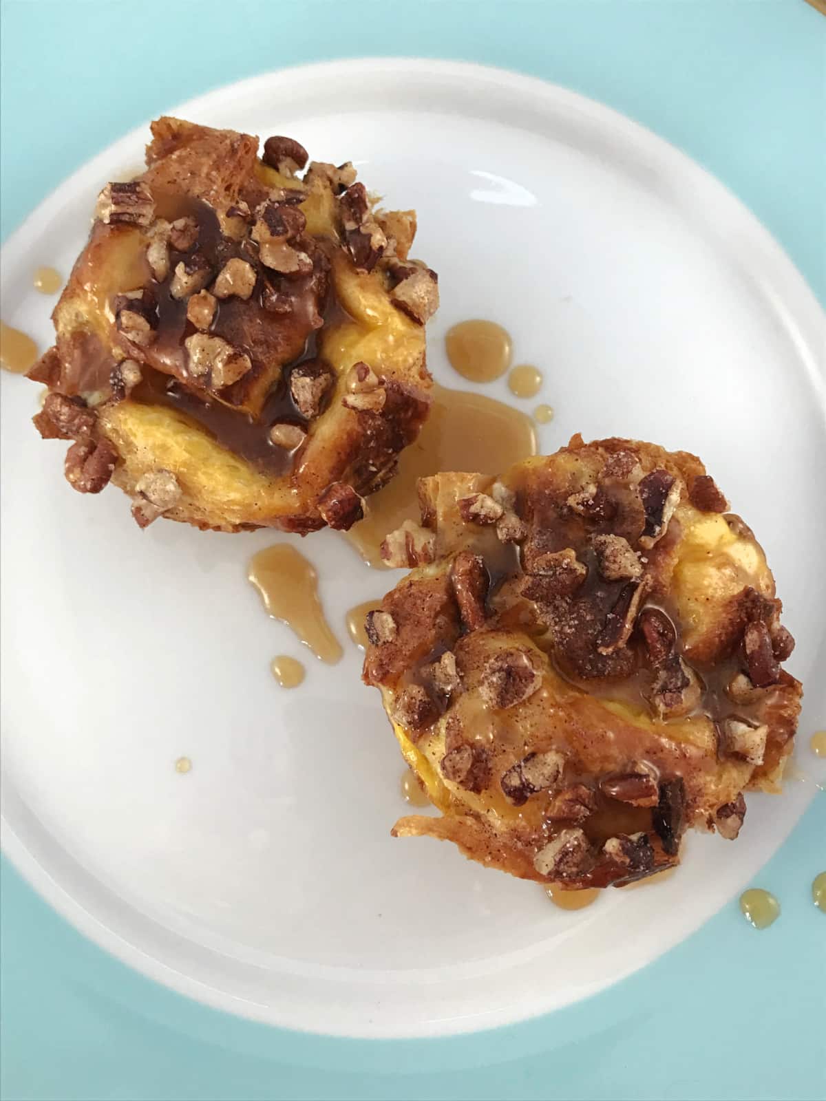 Croissant French Toast Cups • Family Around the Table