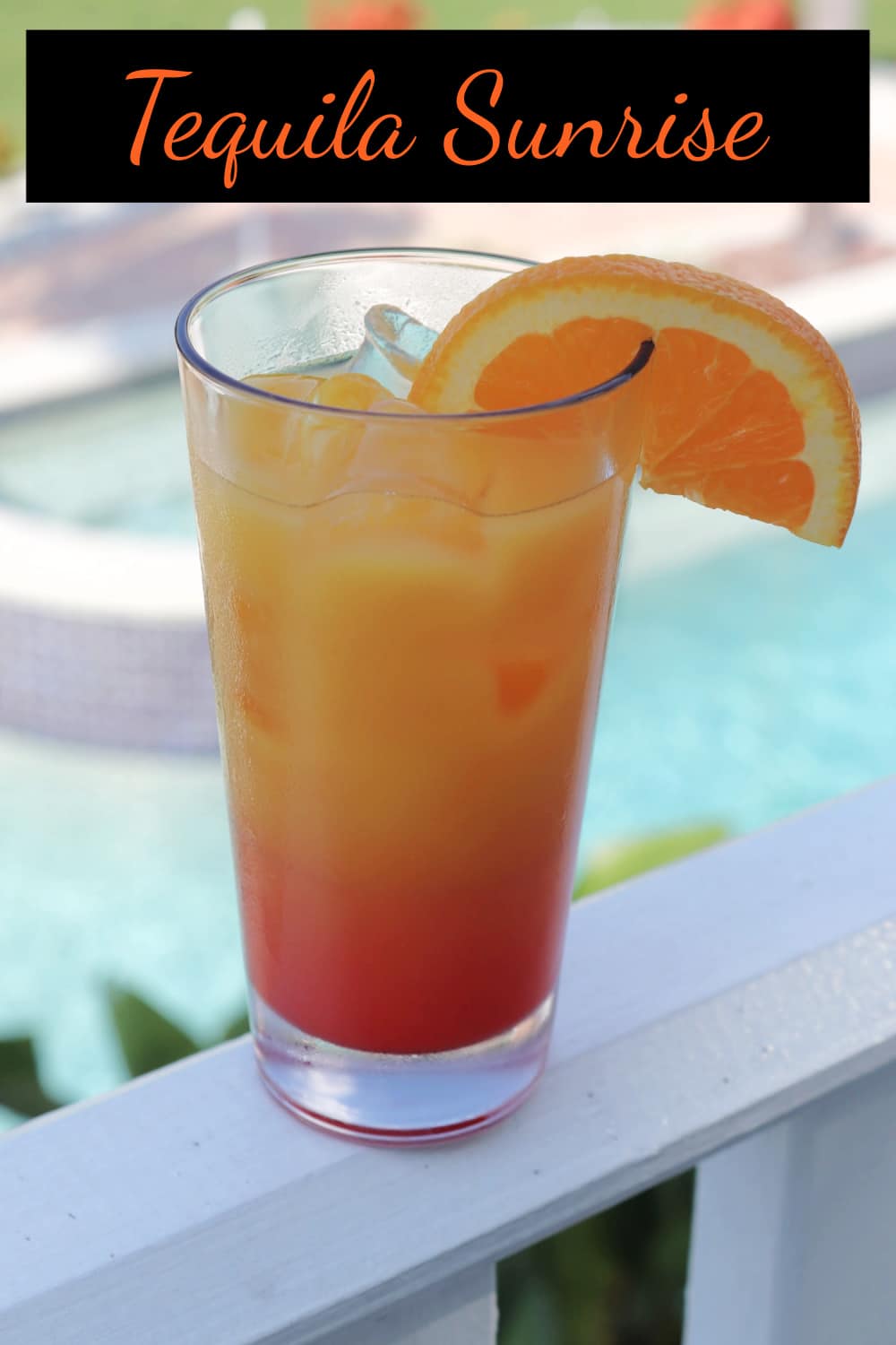 Tequila Sunrise Cocktail - A classic cocktail