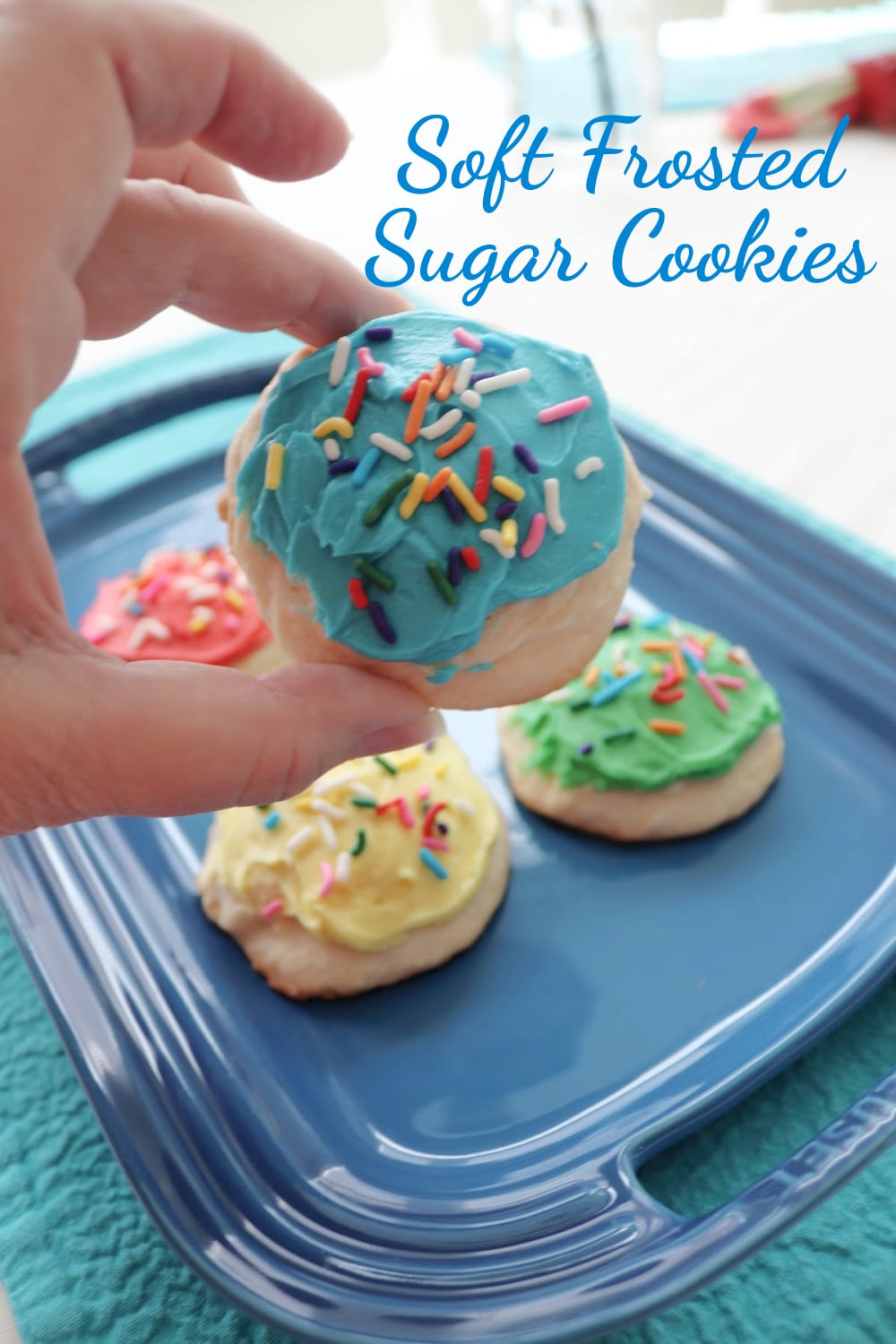 The Best Soft Frosted Sugar Cookies Recipe | A Festive Treat