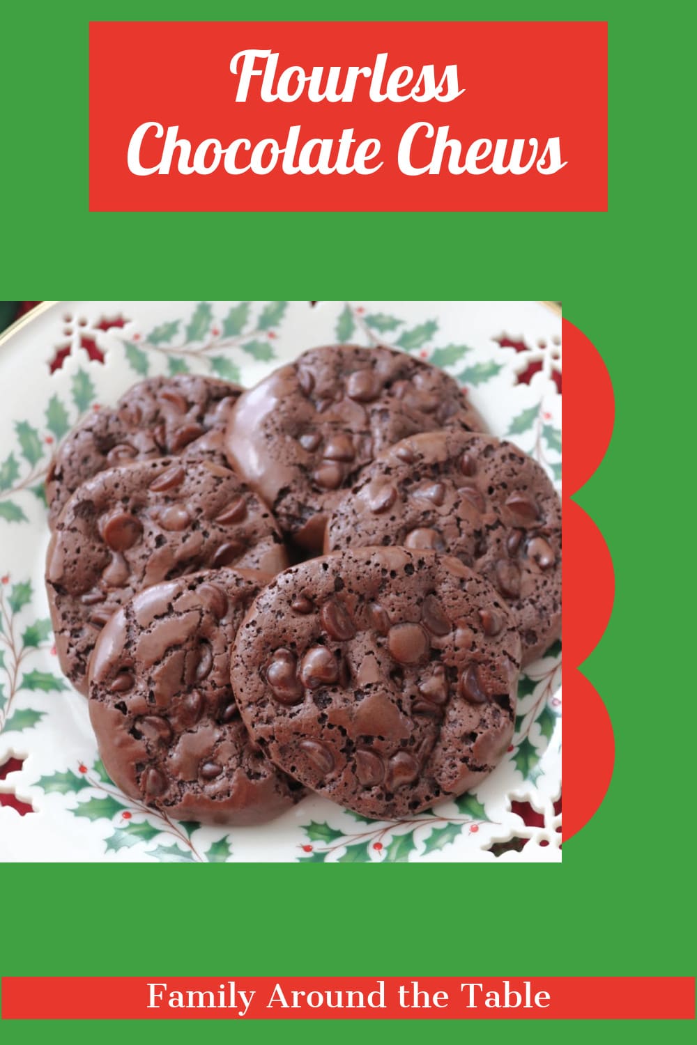 Flourless Chocolate Chews Cookie Recipe