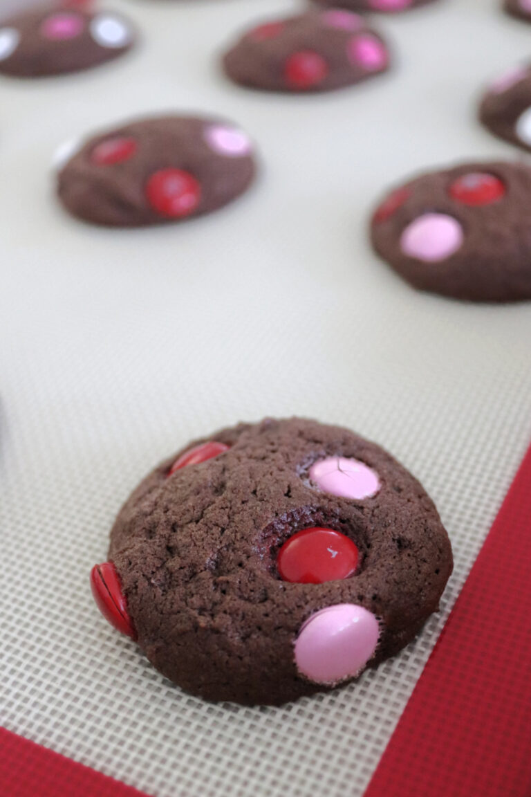 Valentine's Day M&M's Cookies | A Festive Treat