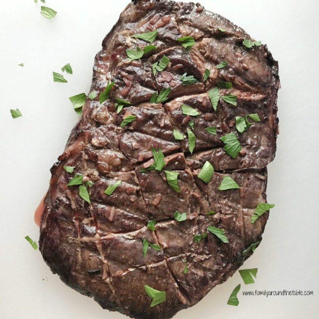 Red Wine Marinated Flank Steak | A Grilling Recipe