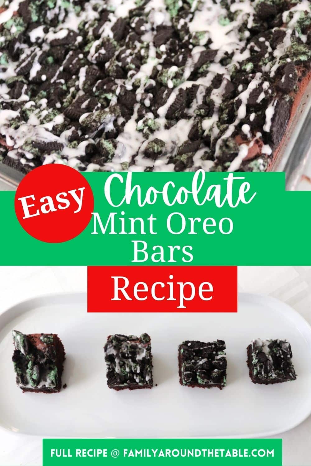 MInt Oreo Bars Recipe