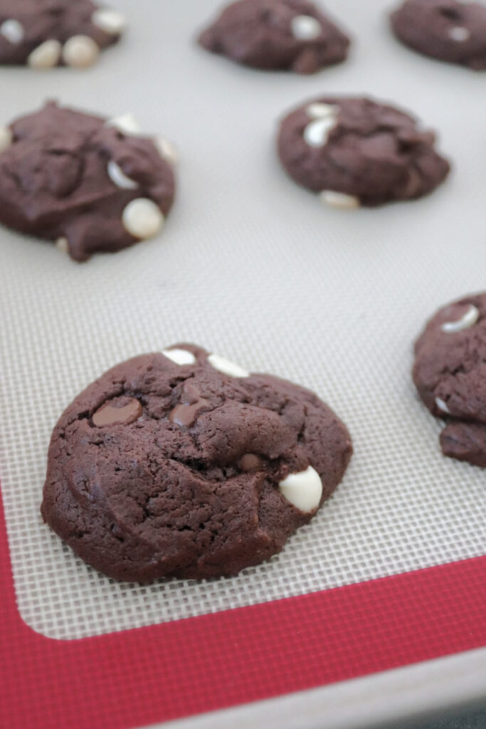 Double Chocolate White Chip Cookies - Start with a Mix