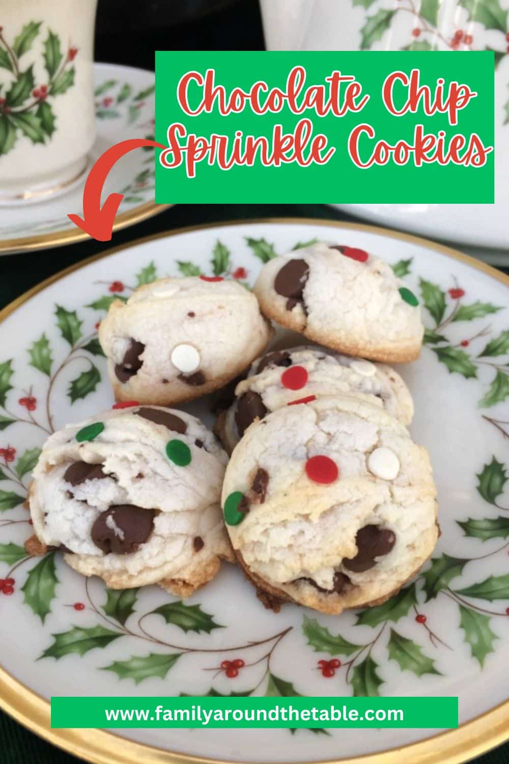 Chocolate Chip Sprinkle Cookies | Starts with a Mix