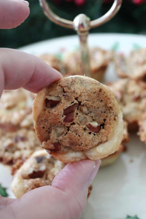 Chocolate Pecan Tassies | Bite Sized Desserts