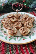Chocolate Pecan Tassies | Bite Sized Desserts