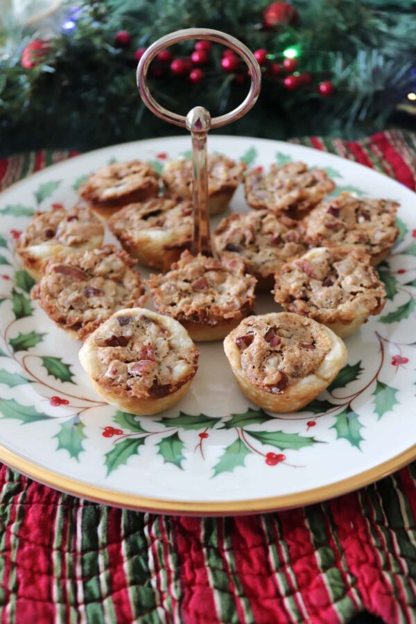 Chocolate Pecan Tassies | Bite Sized Desserts