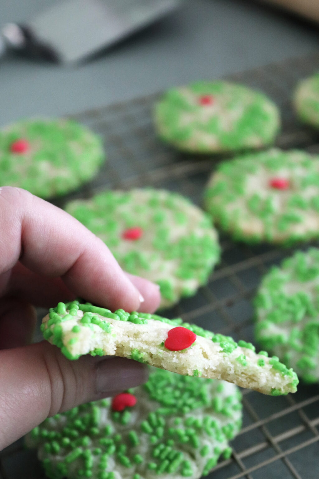 Grinch Sugar Cookies Recipe | Made with Refrigerated Dough