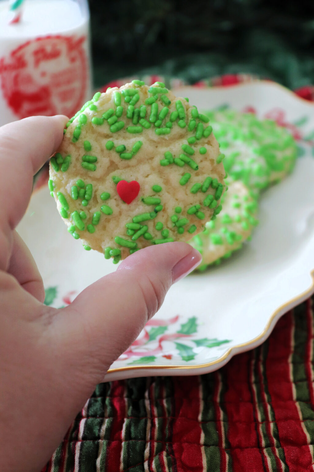 Grinch Sugar Cookies Recipe | Made with Refrigerated Dough