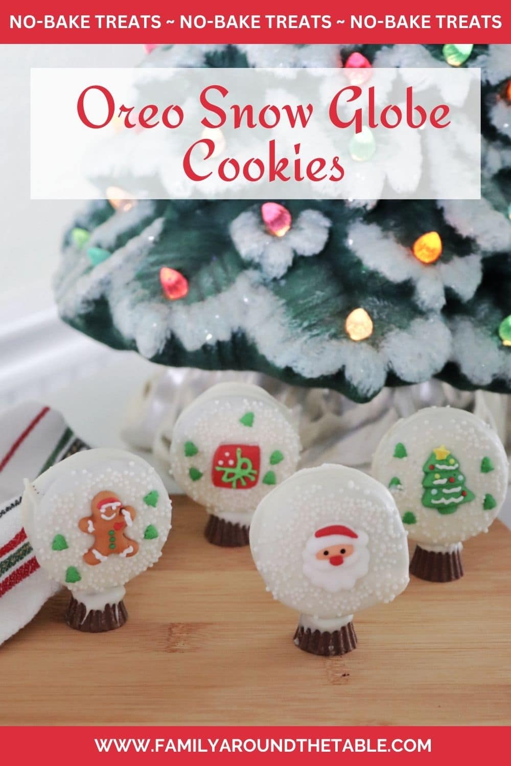 Oreo Snow Globe Cookies | A Fun No-Bake Treat for Christmas