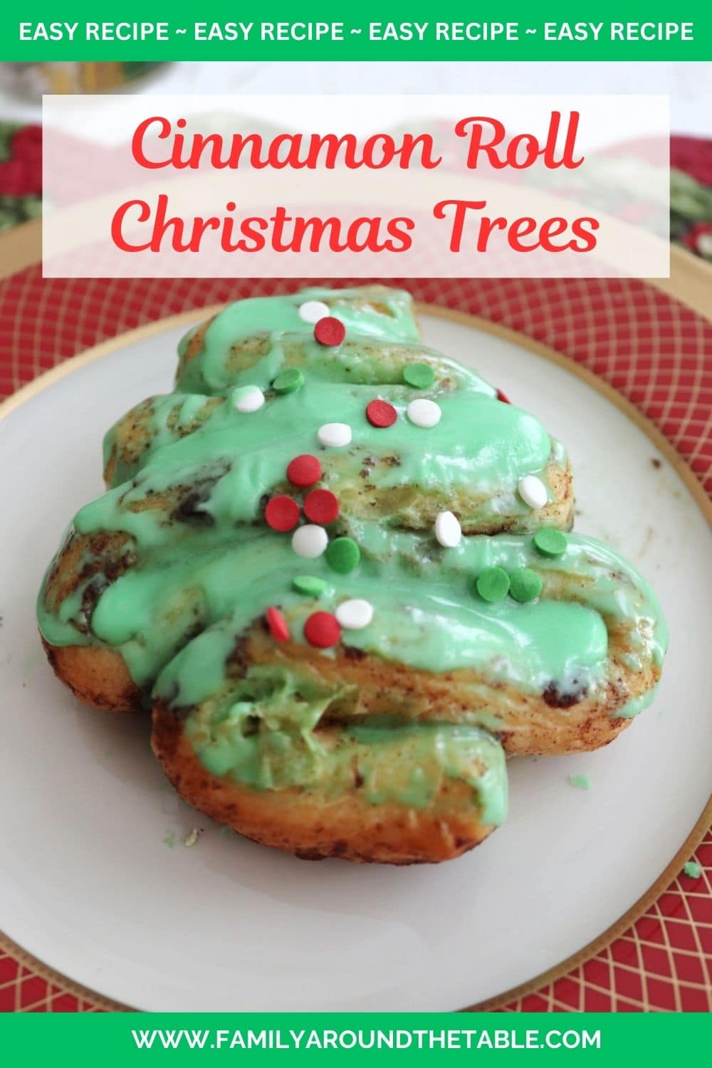 Cinnamon Roll Christmas Trees | Christmas Morning Breakfast