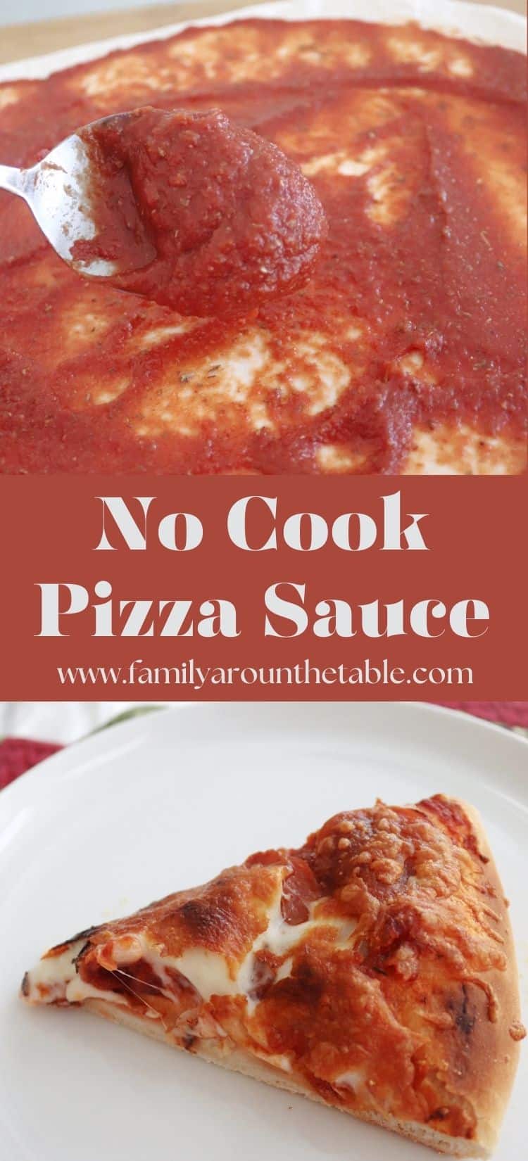 No Cook Pizza Sauce | Easy and Delicious