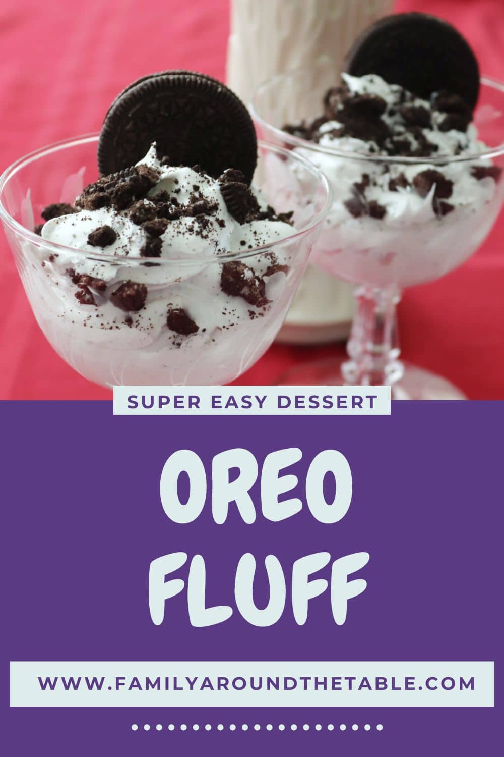 Oreo Fluff - Just 2 Ingredients, Ready in 10 Minutes
