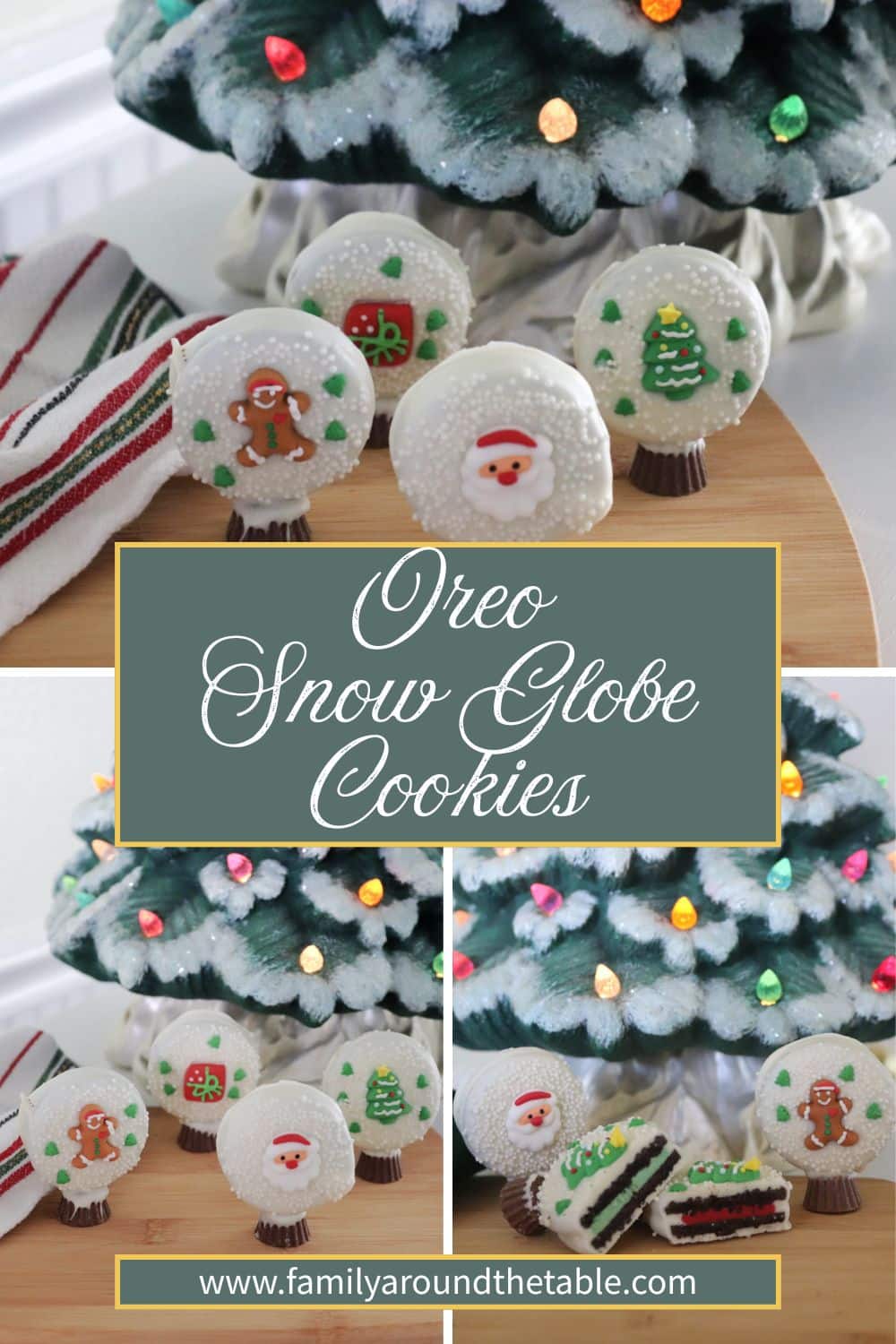 Oreo Snow Globe Cookies | A Fun No-Bake Treat for Christmas