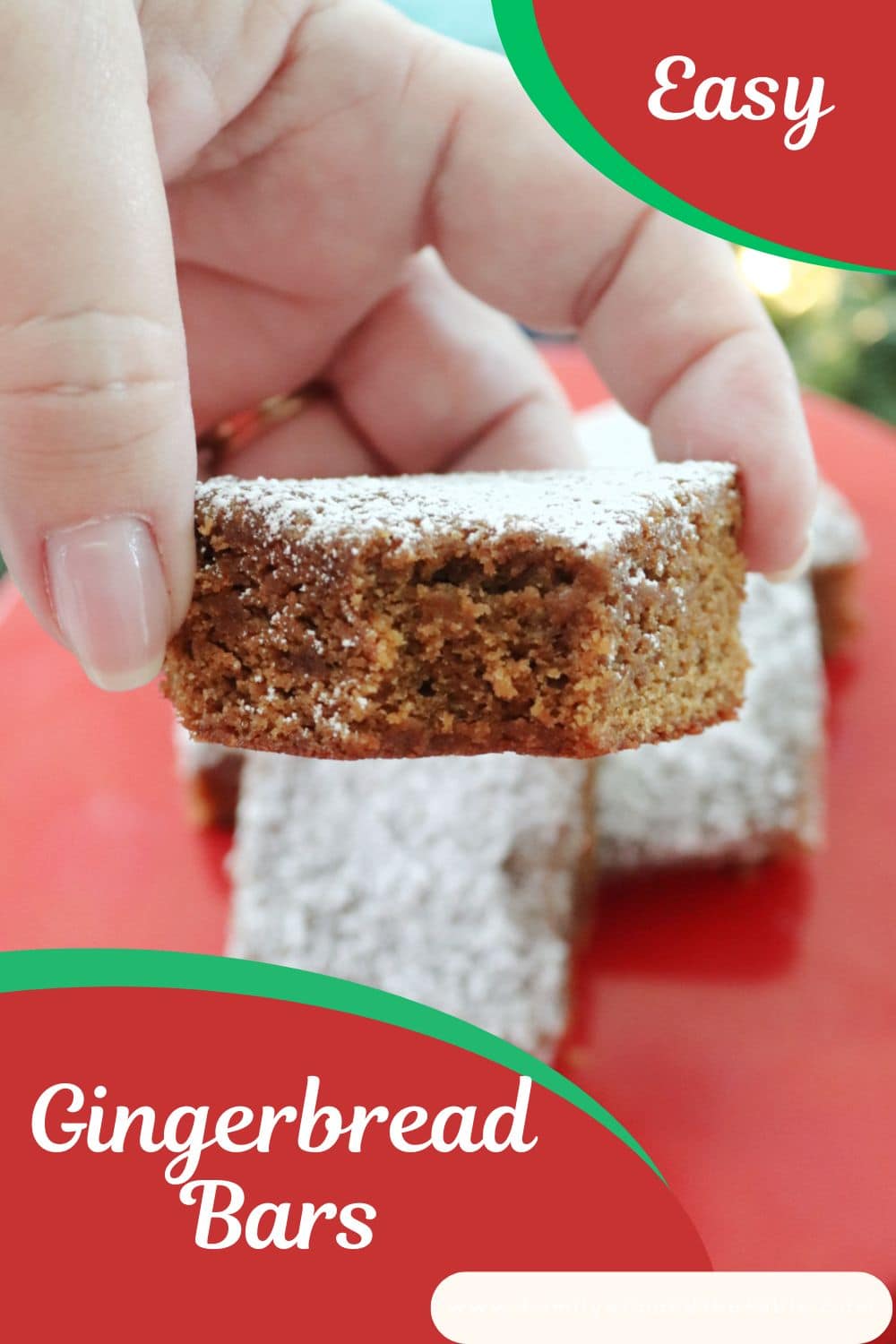 Easy Gingerbread Bars | A Favorite Holiday Treat